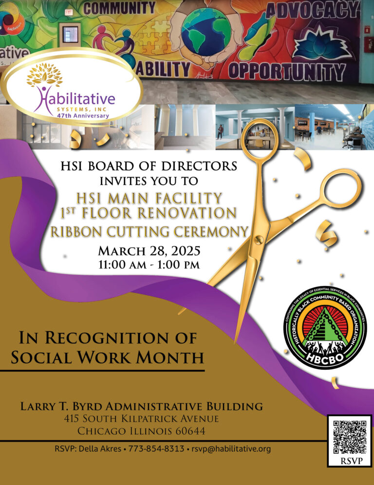 First Floor Renovation Ribbon Cutting Ceremony – Habilitative Systems, Inc.